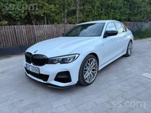 White BMW 320 2021 in Riga, with an engine capacity of 2.00 L and mileage of 50 thousand km for 28400 €, photo  on AUTOMOTO.COM.LV
