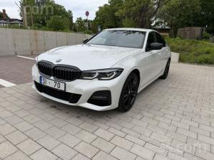 White BMW 320 2022 in Riga, with an engine capacity of 2.00 L and mileage of 95 thousand km for 27600 €, photo  on AUTOMOTO.COM.LV