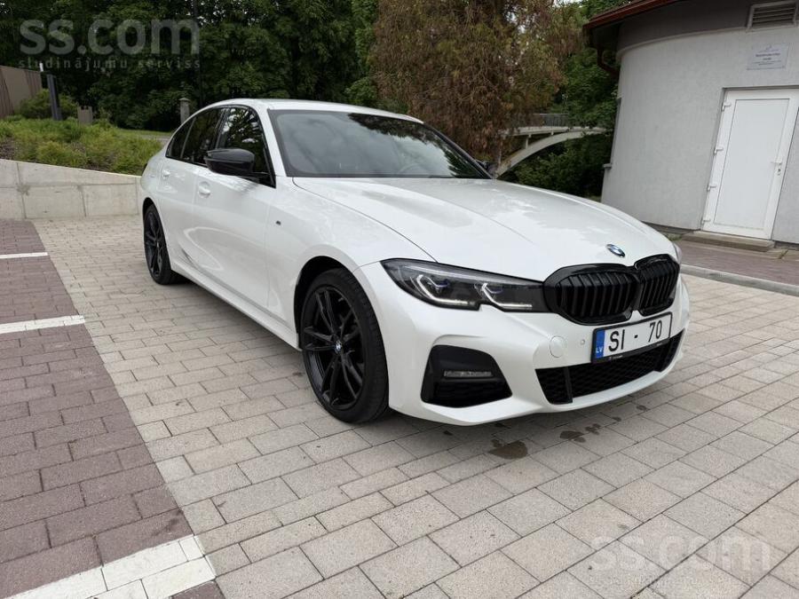 White BMW 320 2022 in Riga, with an engine capacity of 2.00 L and mileage of 95 thousand km for 27600 €, photo 3 on AUTOMOTO.COM.LV