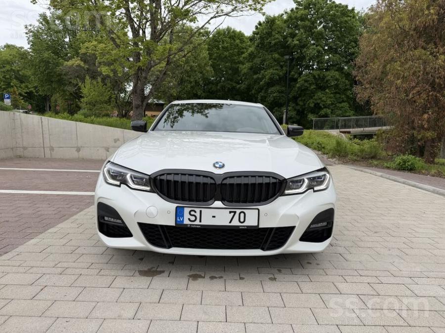 White BMW 320 2022 in Riga, with an engine capacity of 2.00 L and mileage of 95 thousand km for 27600 €, photo 6 on AUTOMOTO.COM.LV