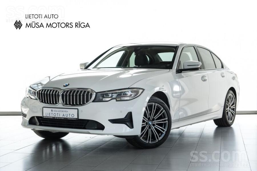 White BMW 320 2022 in Riga, with an engine capacity of 2.00 L and mileage of 102 thousand km for 27900 €, photo 1 on AUTOMOTO.COM.LV