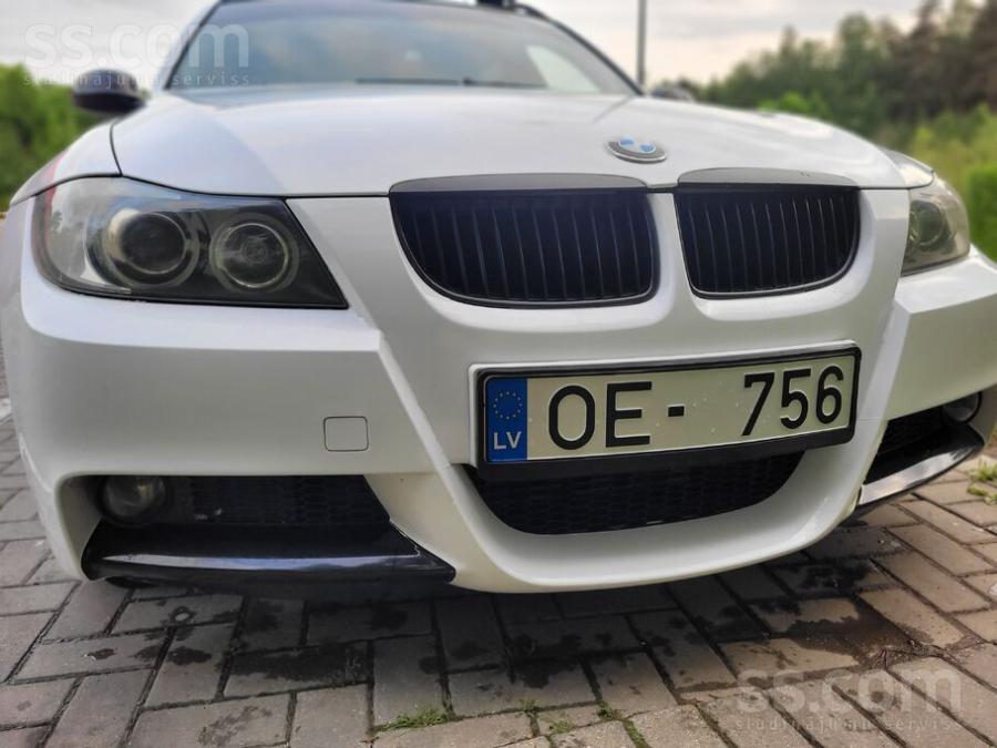 White BMW 320 2006 in Riga, with an engine capacity of 2.00 L and mileage of 312 thousand km for 2000 €, photo 1 on AUTOMOTO.COM.LV