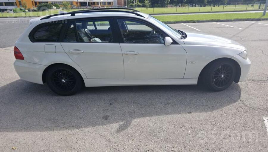 White BMW 320 2007 in Riga, with an engine capacity of 2.00 L and mileage of 334 thousand km for 3300 €, photo 8 on AUTOMOTO.COM.LV