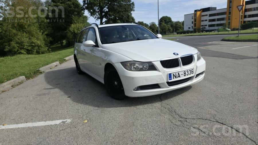 White BMW 320 2007 in Riga, with an engine capacity of 2.00 L and mileage of 334 thousand km for 3300 €, photo 9 on AUTOMOTO.COM.LV
