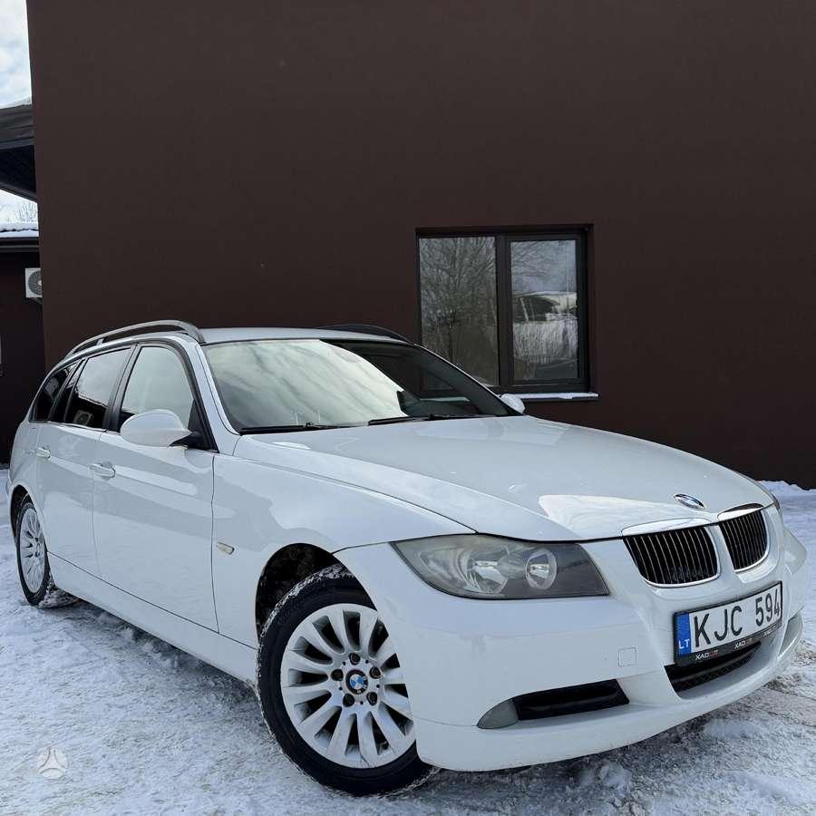 White BMW 320 2008 in Kaisiadorys, with an engine capacity of 2.00 L and mileage of 380 thousand km for 2950 €, photo 2 on AUTOMOTO.COM.LV
