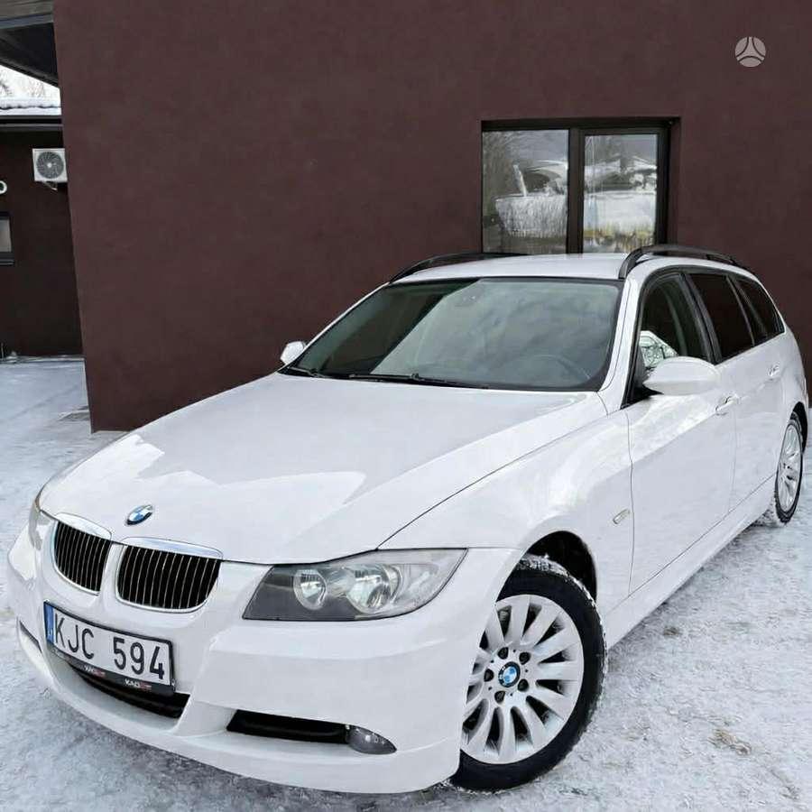 White BMW 320 2008 in Kaisiadorys, with an engine capacity of 2.00 L and mileage of 380 thousand km for 2950 €, photo 3 on AUTOMOTO.COM.LV