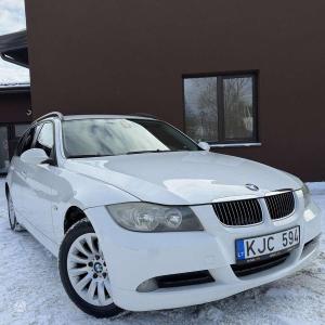 White BMW 320 2008 in Kaisiadorys, with an engine capacity of 2.00 L and mileage of 380 thousand km for 2950 €, photo 4 on AUTOMOTO.COM.LV