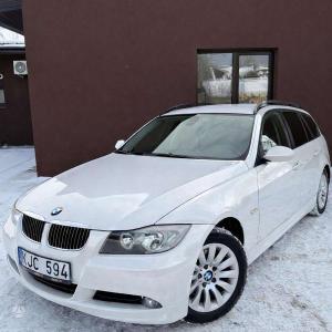 White BMW 320 2008 in Kaisiadorys, with an engine capacity of 2.00 L and mileage of 380 thousand km for 2950 €, photo 5 on AUTOMOTO.COM.LV