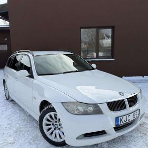 White BMW 320 2008 in Kaisiadorys, with an engine capacity of 2.00 L and mileage of 380 thousand km for 2950 €, photo 6 on AUTOMOTO.COM.LV