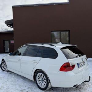 White BMW 320 2008 in Kaisiadorys, with an engine capacity of 2.00 L and mileage of 380 thousand km for 2950 €, photo 13 on AUTOMOTO.COM.LV