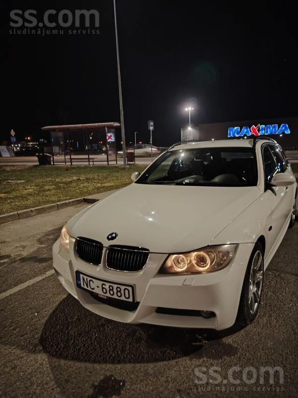 Белый БМВ 320 2008 в Мадона, объемом двигателя 2.00 л и пробегом 217 тыс. км за 1900 €, фото 2 на AUTOMOTO.COM.LV