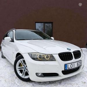 White BMW 320 2009 in Kaisiadorys, with an engine capacity of 2.00 L and mileage of 305 thousand km for 3999 €, photo 6 on AUTOMOTO.COM.LV