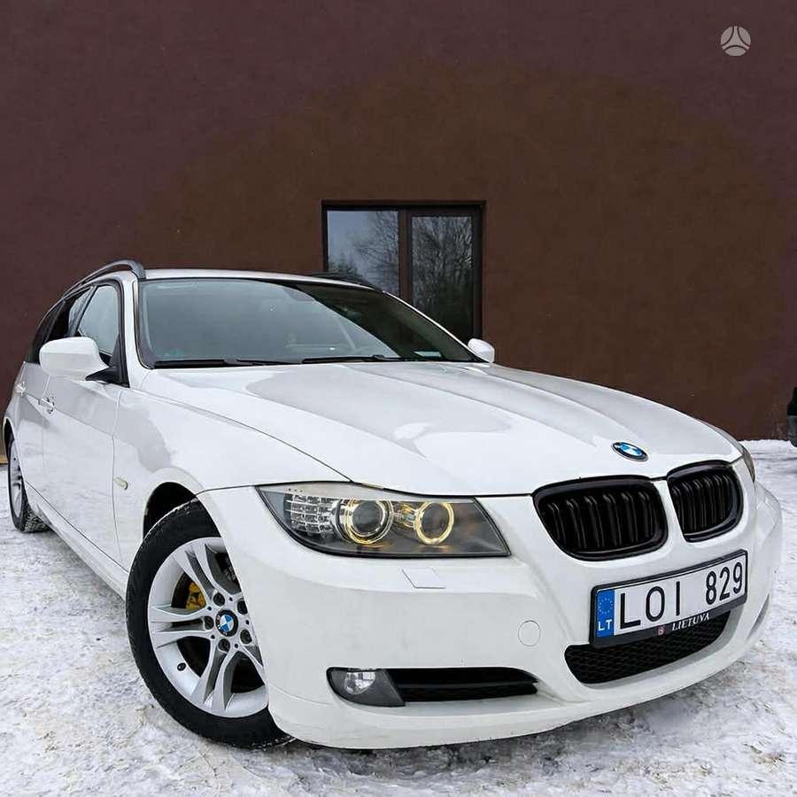 White BMW 320 2009 in Kaisiadorys, with an engine capacity of 2.00 L and mileage of 305 thousand km for 3999 €, photo 6 on AUTOMOTO.COM.LV