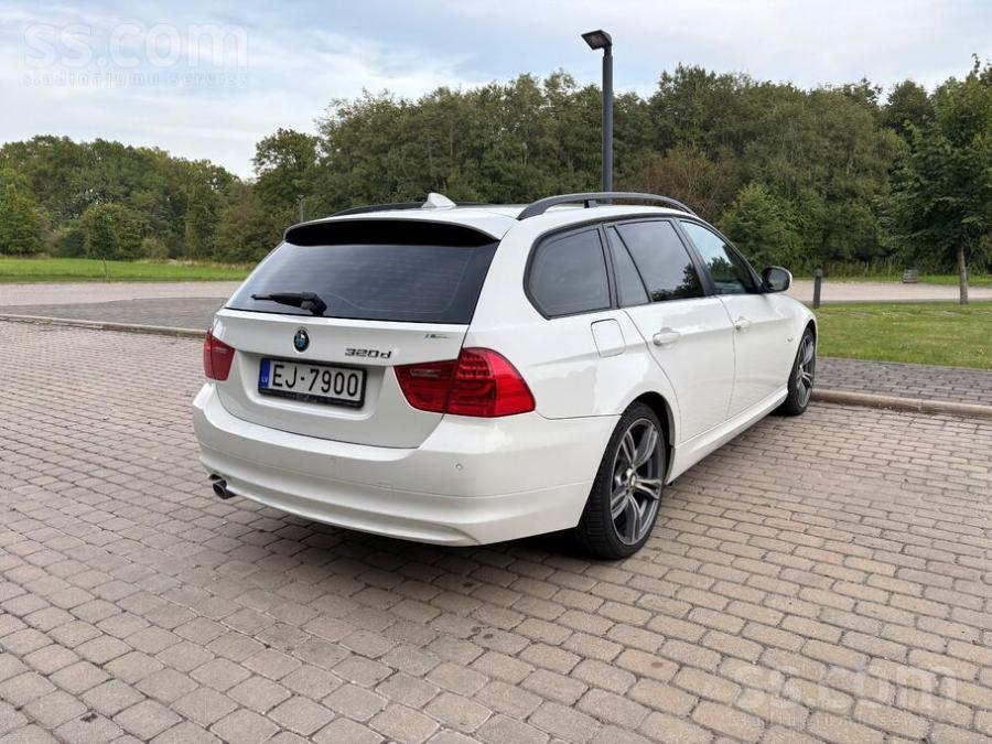 White BMW 320 2009 in Talsi, with an engine capacity of 2.00 L and mileage of 333 thousand km for 4800 €, photo 4 on AUTOMOTO.COM.LV
