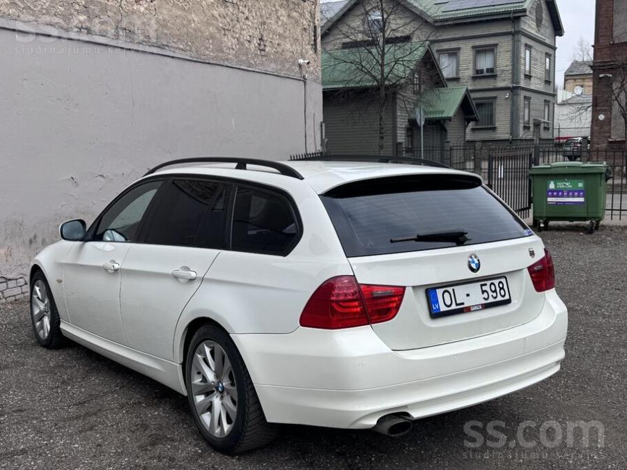 White BMW 320 2010 in Riga, with an engine capacity of 2.00 L and mileage of 364 thousand km for 3690 €, photo 6 on AUTOMOTO.COM.LV