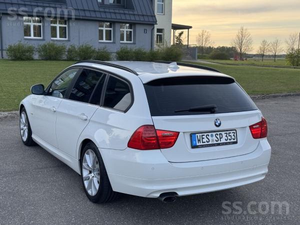 White BMW 320 2011 in Cesis, with an engine capacity of 2.00 L and mileage of 240 thousand km for 5450 €, photo 6 on AUTOMOTO.COM.LV