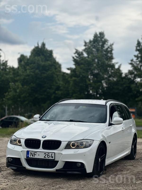 White BMW 320 2011 in Riga, with an engine capacity of 2.00 L and mileage of 393 thousand km for 5700 €, photo 1 on AUTOMOTO.COM.LV