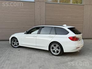 White BMW 320 2013 in Jelgava, with an engine capacity of 2.00 L and mileage of 284 thousand km for 8999 €, photo 6 on AUTOMOTO.COM.LV
