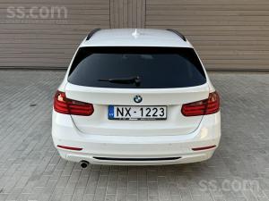 White BMW 320 2013 in Jelgava, with an engine capacity of 2.00 L and mileage of 284 thousand km for 8999 €, photo 7 on AUTOMOTO.COM.LV