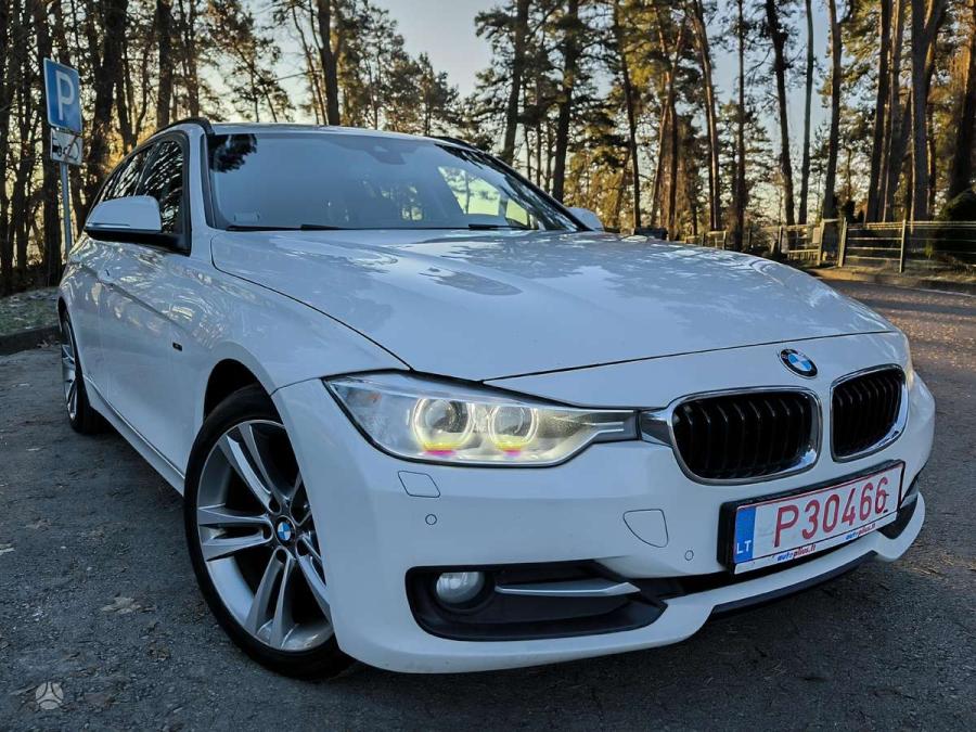 White BMW 320 2013 in Trakai, with an engine capacity of 2.00 L and mileage of 364 thousand km for 7790 €, photo 6 on AUTOMOTO.COM.LV