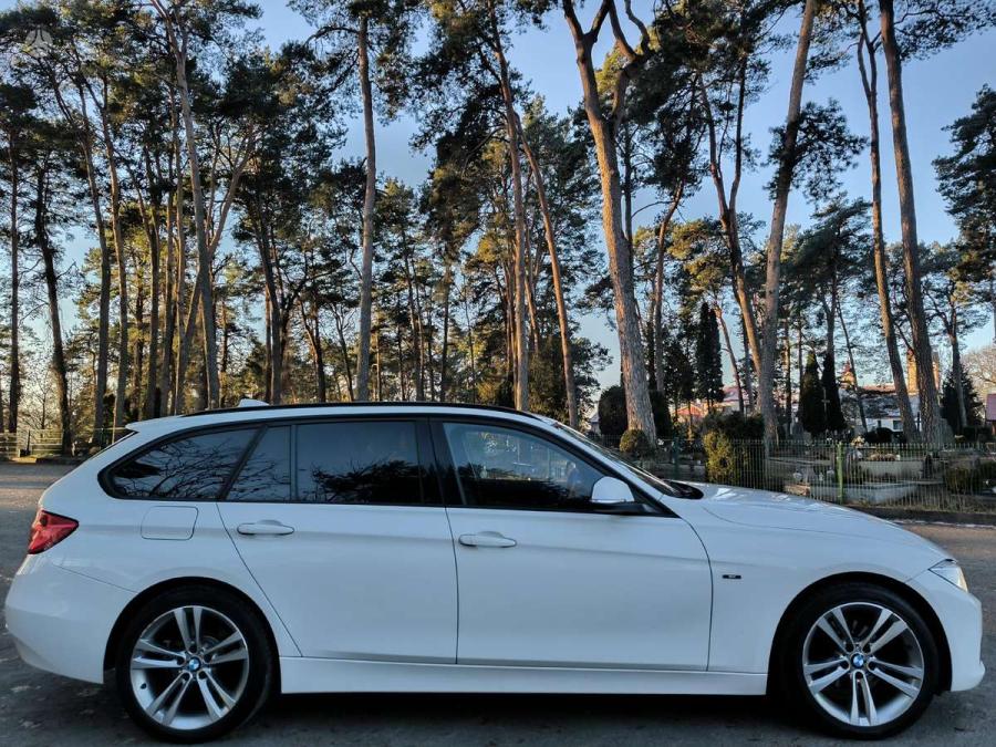 White BMW 320 2013 in Trakai, with an engine capacity of 2.00 L and mileage of 364 thousand km for 7790 €, photo 9 on AUTOMOTO.COM.LV