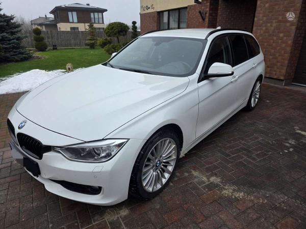 White BMW 320 2013 in Vilnius, with an engine capacity of 2.00 L and mileage of 342 thousand km for 8550 €, photo 3 on AUTOMOTO.COM.LV