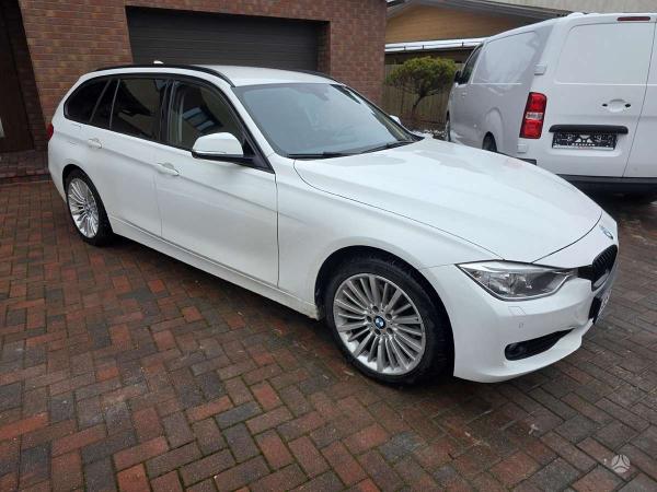 White BMW 320 2013 in Vilnius, with an engine capacity of 2.00 L and mileage of 342 thousand km for 8550 €, photo 5 on AUTOMOTO.COM.LV