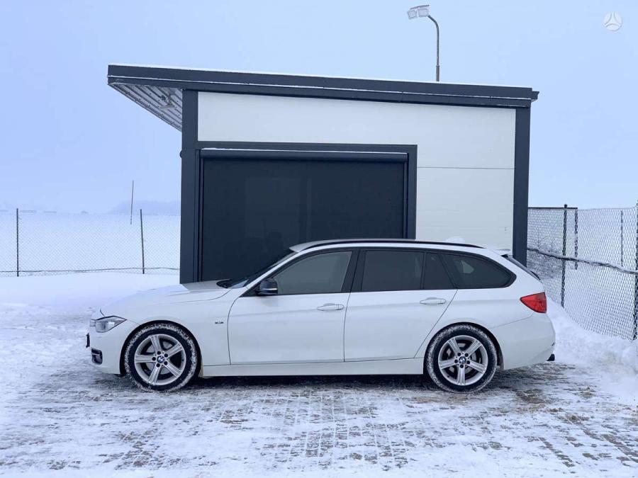 White BMW 320 2013 in Kedainiai, with an engine capacity of 2.00 L and mileage of 269 thousand km for 7999 €, photo 9 on AUTOMOTO.COM.LV