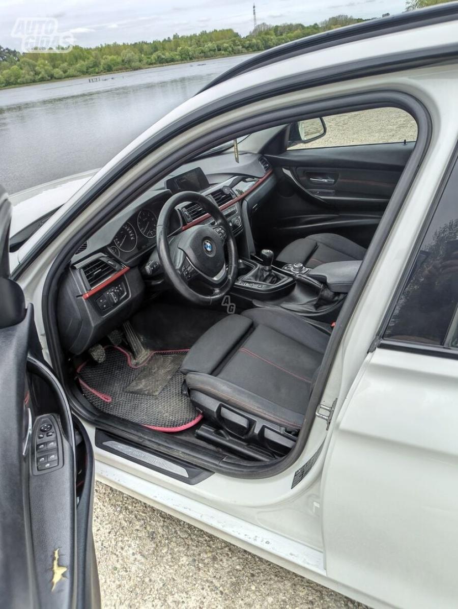 White BMW 320 2013 in Kaunas, with an engine capacity of 2.00 L and mileage of 329 thousand km for 6300 €, photo 8 on AUTOMOTO.COM.LV