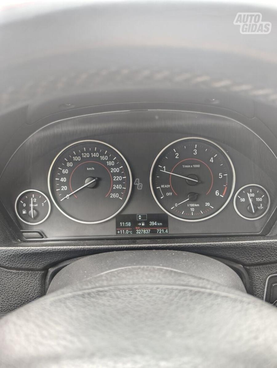 White BMW 320 2013 in Kaunas, with an engine capacity of 2.00 L and mileage of 329 thousand km for 6300 €, photo 12 on AUTOMOTO.COM.LV