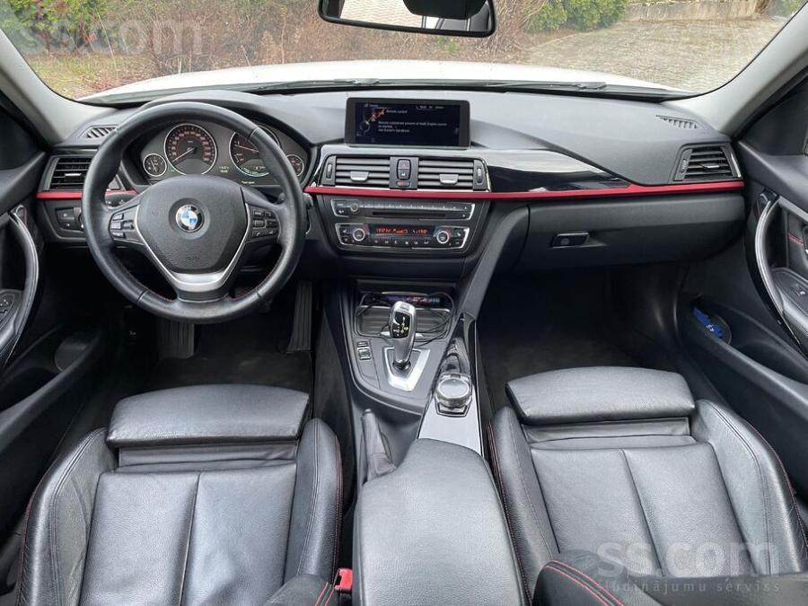 White BMW 320 2013 in Riga, with an engine capacity of 2.00 L and mileage of 240 thousand km for 9300 €, photo 12 on AUTOMOTO.COM.LV