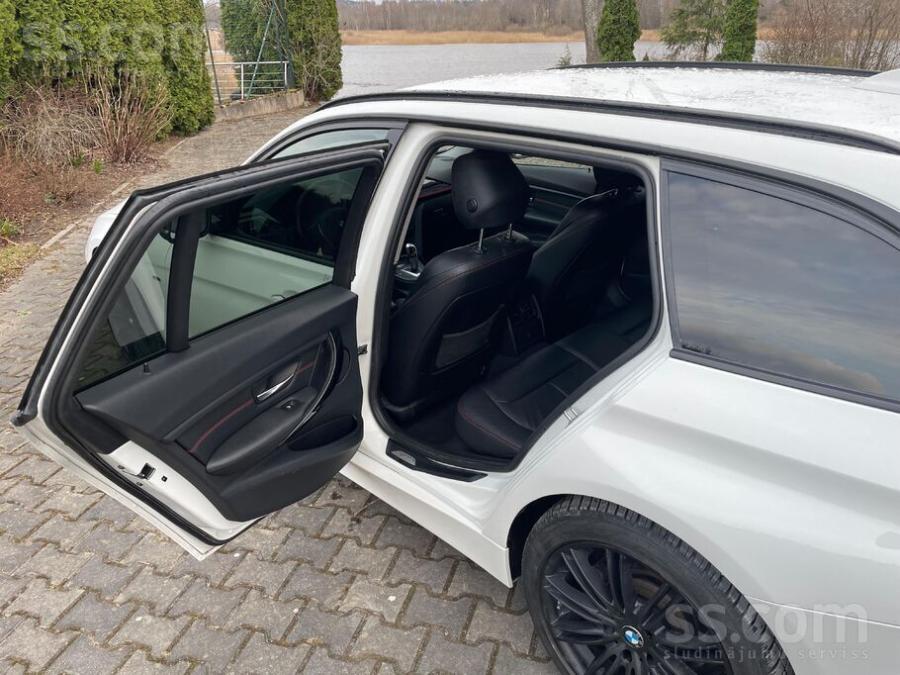White BMW 320 2013 in Riga, with an engine capacity of 2.00 L and mileage of 240 thousand km for 9300 €, photo 14 on AUTOMOTO.COM.LV