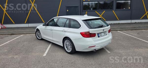 White BMW 320 2013 in Dobele, with an engine capacity of 2.00 L and mileage of 241 thousand km for 8150 €, photo 4 on AUTOMOTO.COM.LV