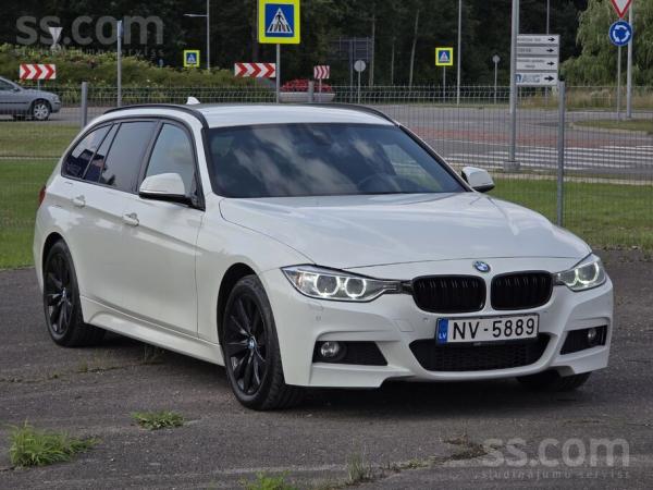 White BMW 320 2013 in Jelgava, with an engine capacity of 2.00 L and mileage of 279 thousand km for 12290 €, photo 3 on AUTOMOTO.COM.LV