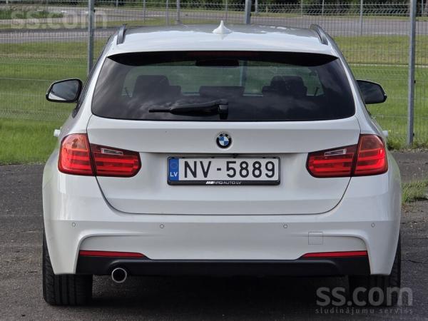 White BMW 320 2013 in Jelgava, with an engine capacity of 2.00 L and mileage of 279 thousand km for 12290 €, photo 4 on AUTOMOTO.COM.LV