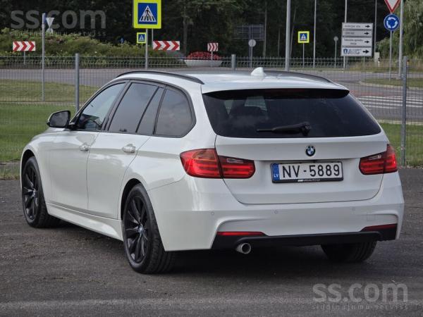 White BMW 320 2013 in Jelgava, with an engine capacity of 2.00 L and mileage of 279 thousand km for 12290 €, photo 6 on AUTOMOTO.COM.LV