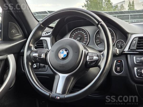 White BMW 320 2013 in Jelgava, with an engine capacity of 2.00 L and mileage of 279 thousand km for 12290 €, photo 9 on AUTOMOTO.COM.LV