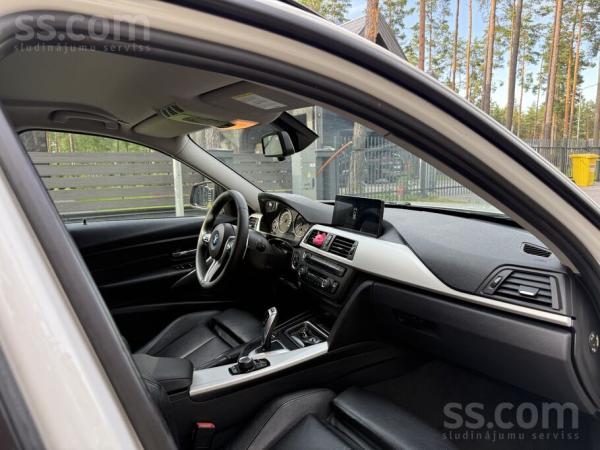White BMW 320 2013 in Riga, with an engine capacity of 2.00 L and mileage of 345 thousand km for 10500 €, photo 8 on AUTOMOTO.COM.LV