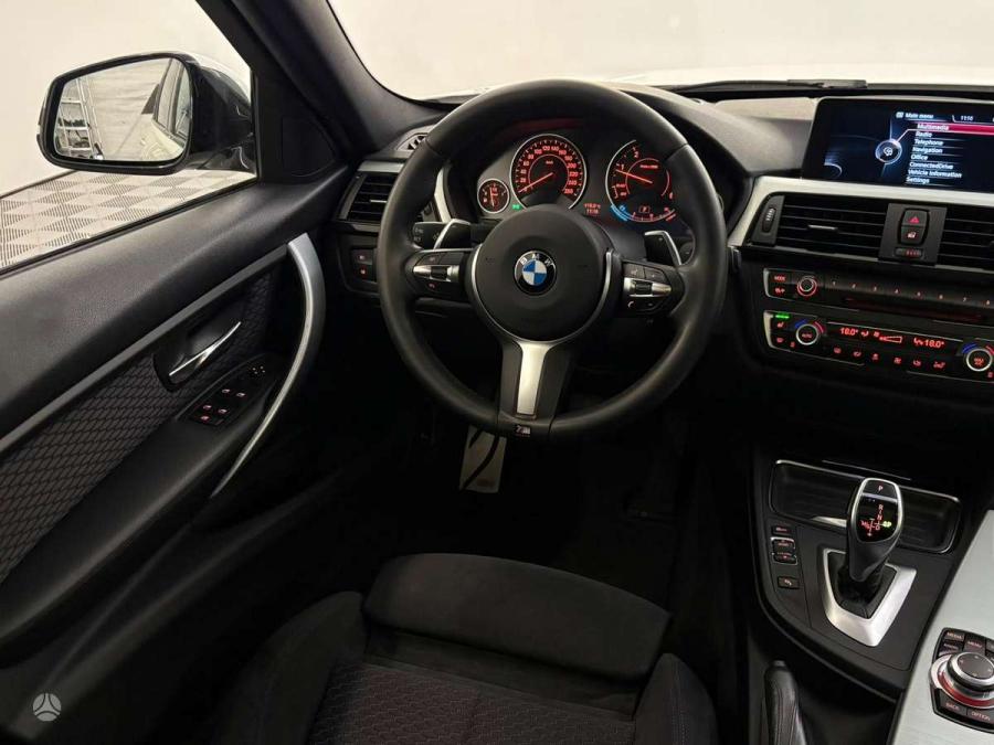 White BMW 320 2013 in Marijampole, with an engine capacity of 2.00 L and mileage of 238 thousand km for 10750 €, photo 14 on AUTOMOTO.COM.LV