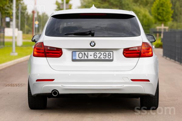 White BMW 320 2013 in Jelgava, with an engine capacity of 2.00 L and mileage of 0 thousand km for 7990 €, photo 5 on AUTOMOTO.COM.LV