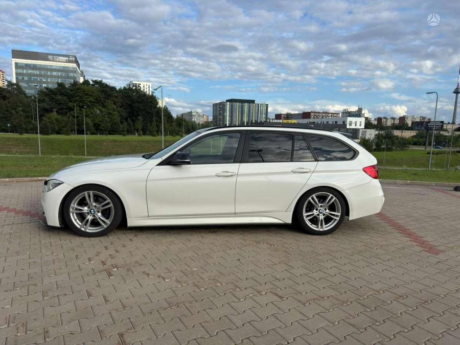 White BMW 320 2013 in Vilnius, with an engine capacity of 2.00 L and mileage of 256 thousand km for 10250 €, photo 6 on AUTOMOTO.COM.LV
