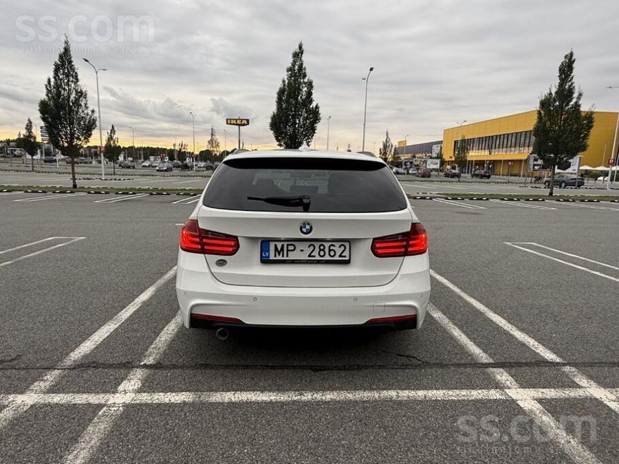 White BMW 320 2013 in Riga, with an engine capacity of 2.00 L and mileage of 406 thousand km for 9299 €, photo 7 on AUTOMOTO.COM.LV