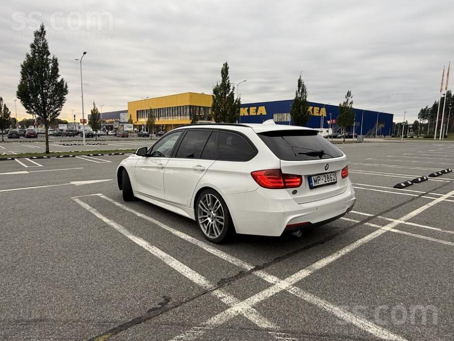 White BMW 320 2013 in Riga, with an engine capacity of 2.00 L and mileage of 406 thousand km for 9299 €, photo 8 on AUTOMOTO.COM.LV