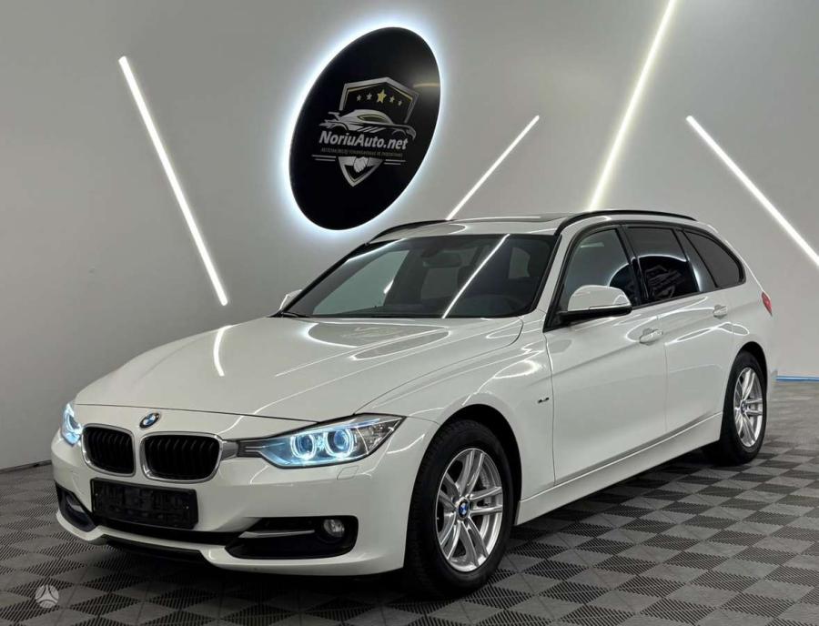 White BMW 320 2013 in Marijampole, with an engine capacity of 2.00 L and mileage of 287 thousand km for 9450 €, photo 18 on AUTOMOTO.COM.LV