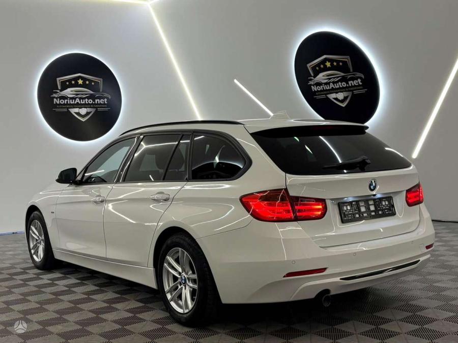 White BMW 320 2013 in Marijampole, with an engine capacity of 2.00 L and mileage of 287 thousand km for 9450 €, photo 30 on AUTOMOTO.COM.LV