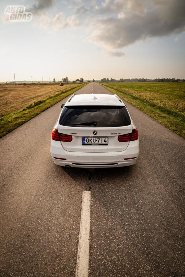 White BMW 320 2013 in Panevezys, with an engine capacity of 2.00 L and mileage of 343 thousand km for 6600 €, photo 5 on AUTOMOTO.COM.LV