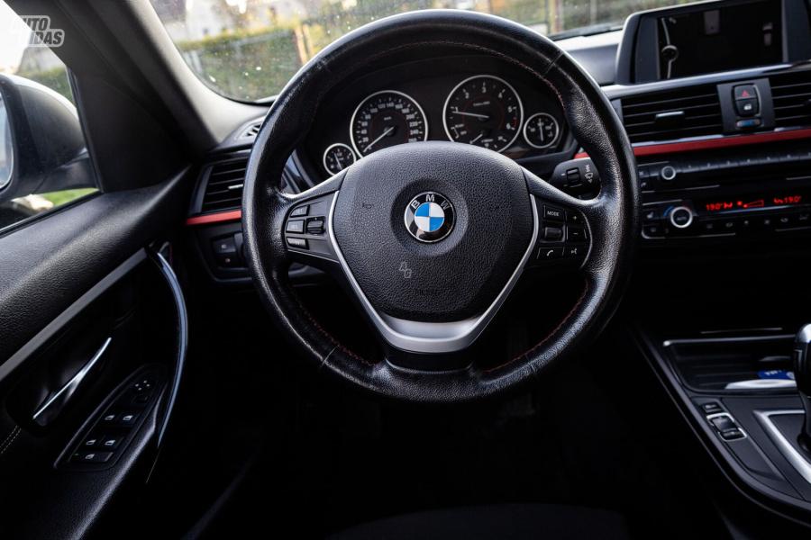 White BMW 320 2013 in Panevezys, with an engine capacity of 2.00 L and mileage of 343 thousand km for 6600 €, photo 31 on AUTOMOTO.COM.LV