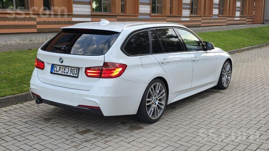 White BMW 320 2013 in Riga, with an engine capacity of 2.00 L and mileage of 273 thousand km for 8950 €, photo 8 on AUTOMOTO.COM.LV