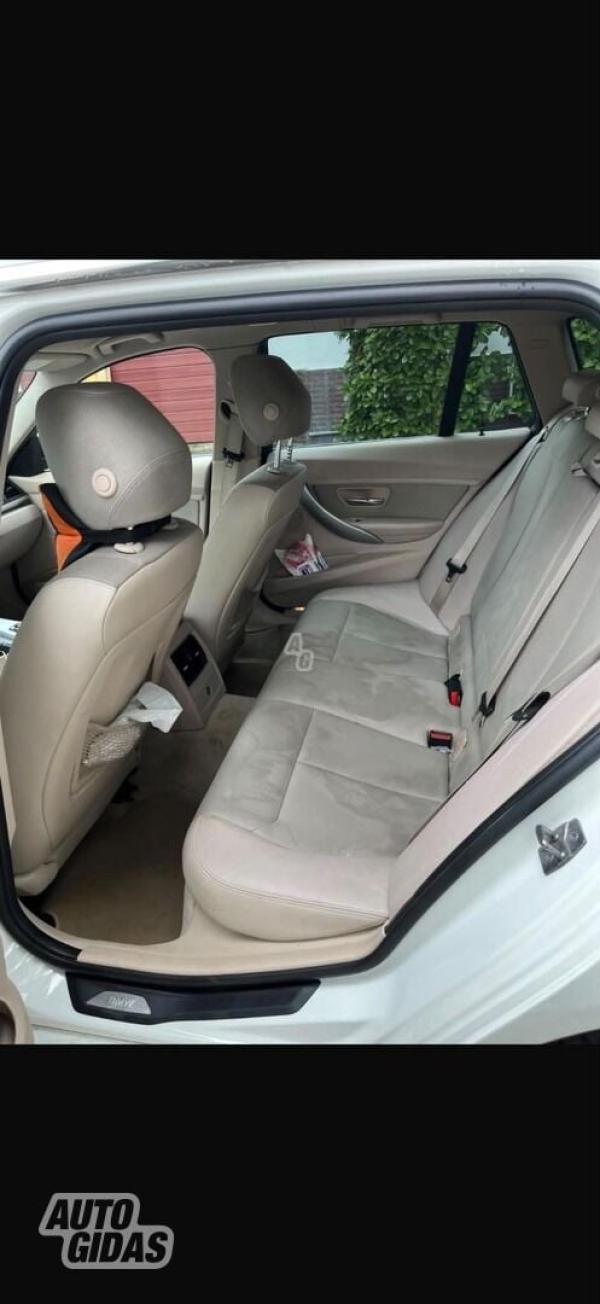 White BMW 320 2013 in Marijampole, with an engine capacity of 2.00 L and mileage of 345 thousand km for 5500 €, photo 8 on AUTOMOTO.COM.LV