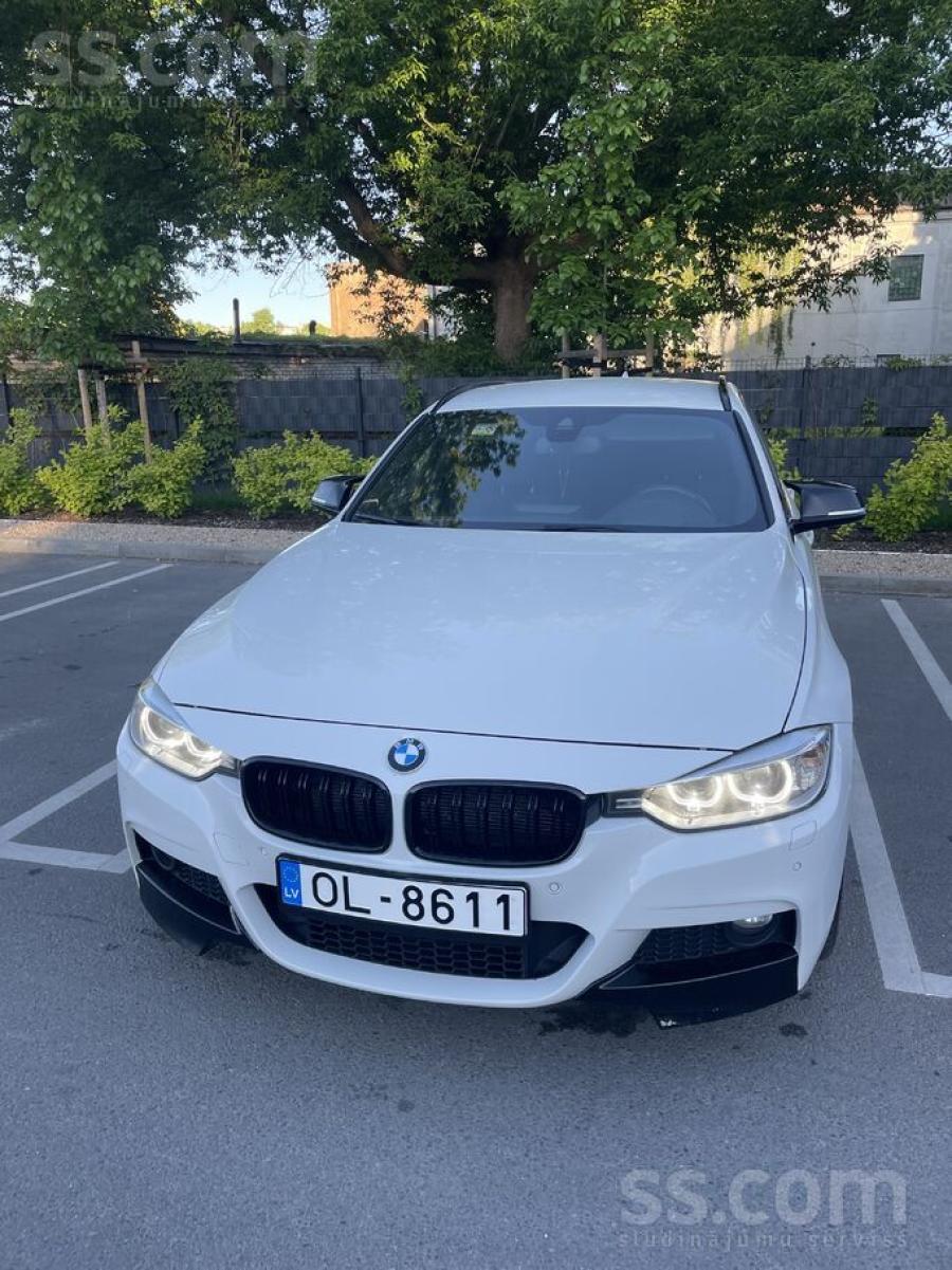 White BMW 320 2014 in Riga, with an engine capacity of 2.00 L and mileage of 276 thousand km for 10900 €, photo 3 on AUTOMOTO.COM.LV